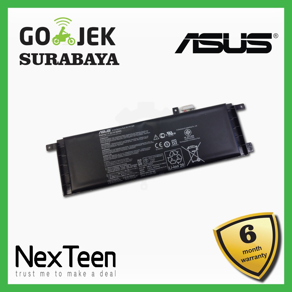 Jual Original Baterai Asus X453 X453M X453MA X453S X453SA X453DC X553 ...