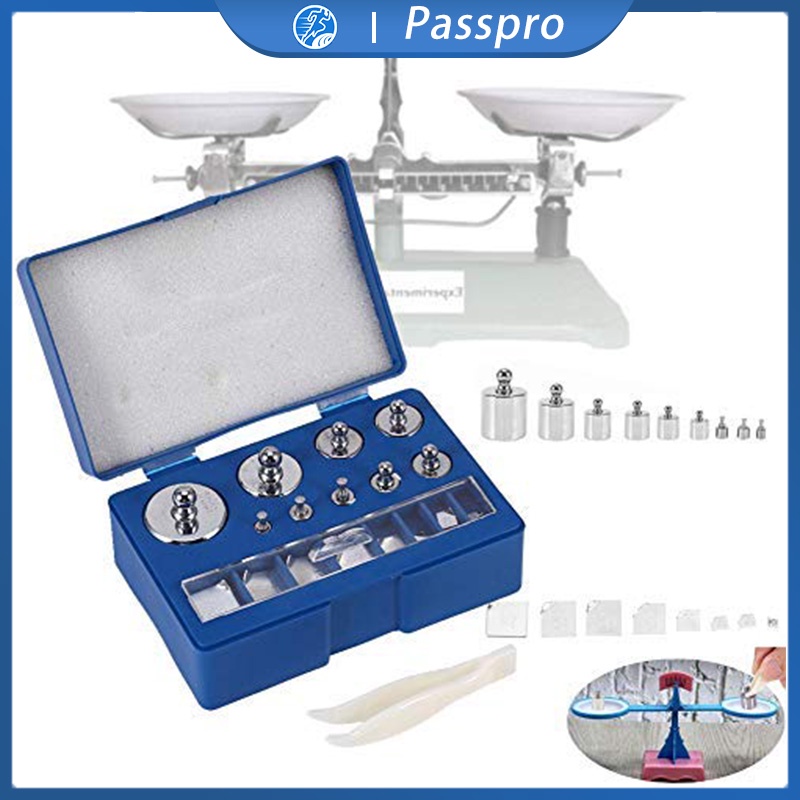 Jual 17pcs Bandul Kalibrasi Timbangan Digital Presisi 10mg-100g Bandul ...