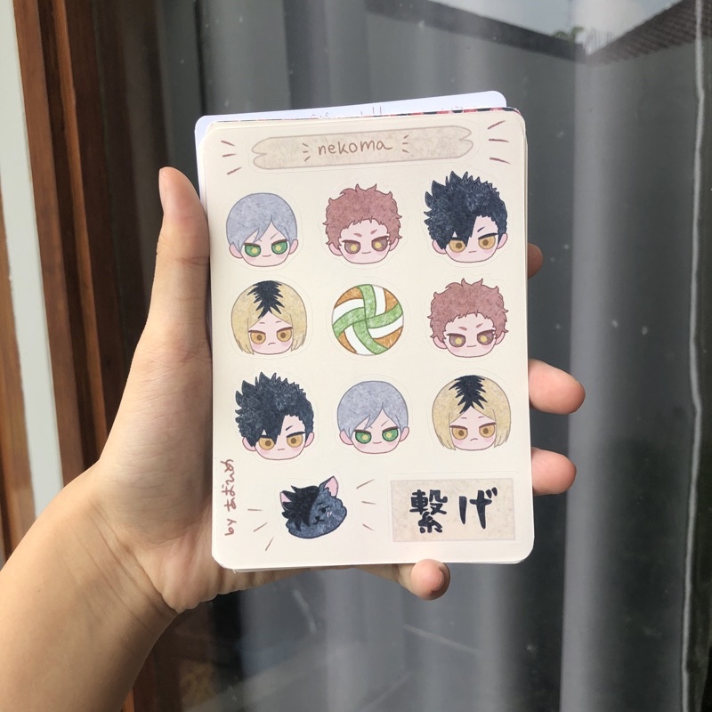 Jual Anime Sticker Sheet by Aohimeee | Haikyuu BNHA Jujutsu Kaisen ...