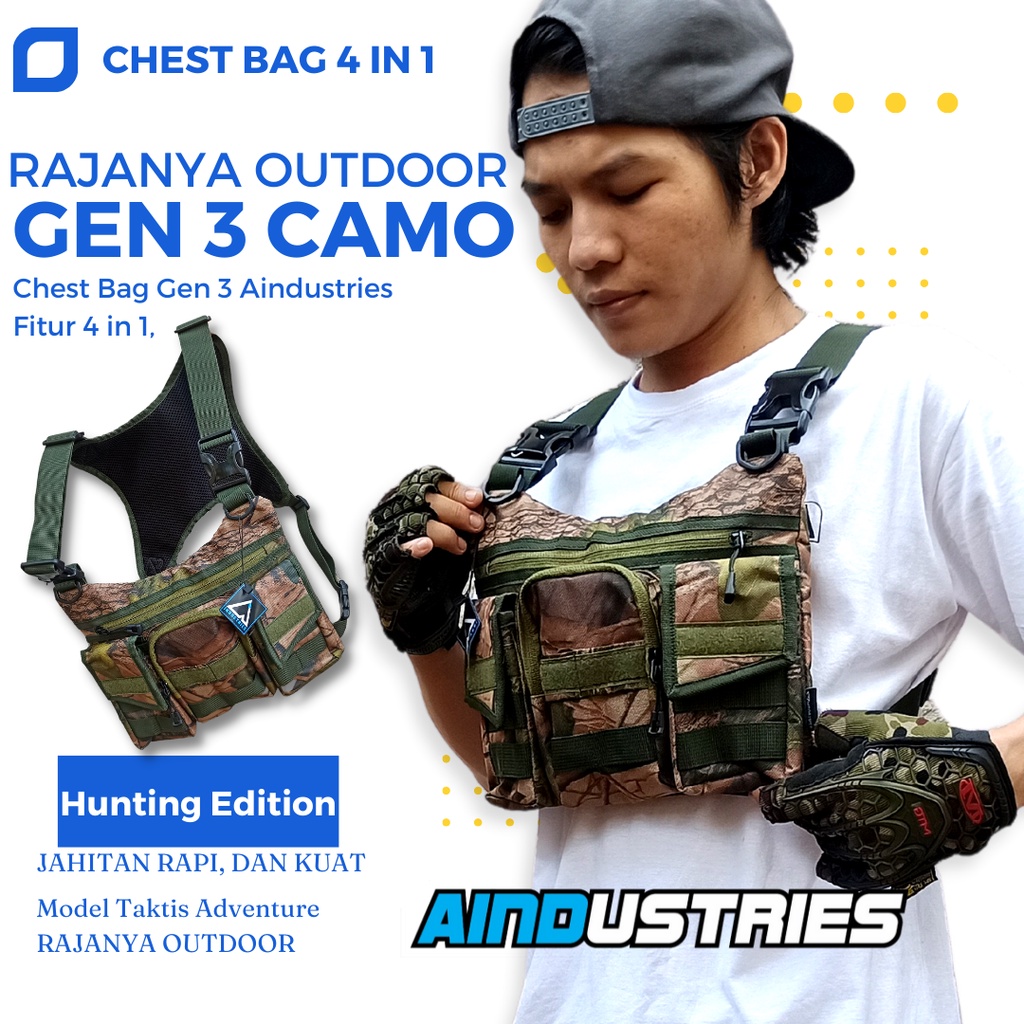 Jual Tas Berburu, Tas Rompi Berburu, Tas Rompi Dada Untuk Berburu, Tas ...
