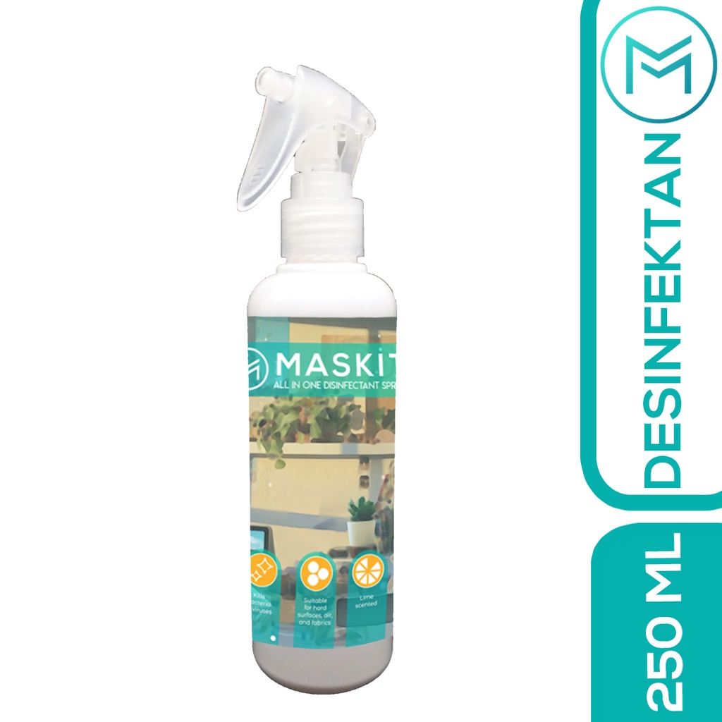Jual Disinfektan / Desinfektan Spray MASKIT 250 ML | Shopee Indonesia