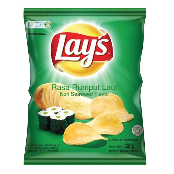 Jual Lays Nori Seawed Flavor 68 Gr | Shopee Indonesia