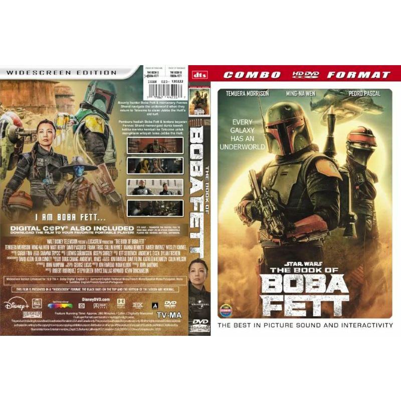 Jual dvd Star Wars The Book of Boba Fett 2022 {OD DTS R1} {Action, Adventure, Sci-fi} {Temuera ...