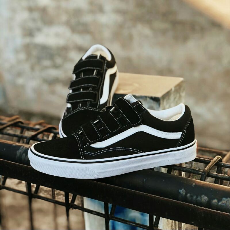 Jual Vans Old Skool Velcro Classic (ORIGINAL GLOBAL) | Shopee Indonesia