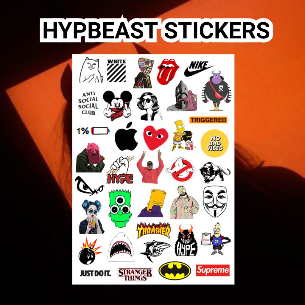 Jual STICKER TUMBLR HYPEBEAST CUTE AESTHETIC FOR YOUR STUFF (HP, LAPTOP ...