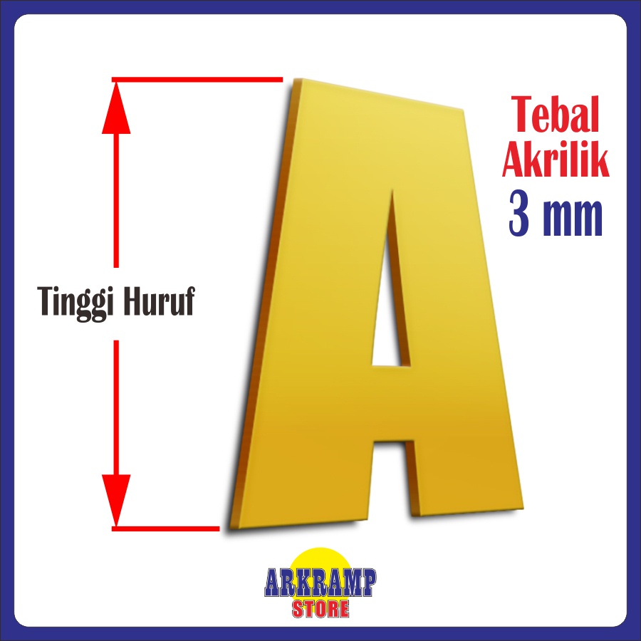 Jual HURUF AKRILIK - ACRYLIC LETTER - LASER CUTTING ACRYLIC - FULL ...