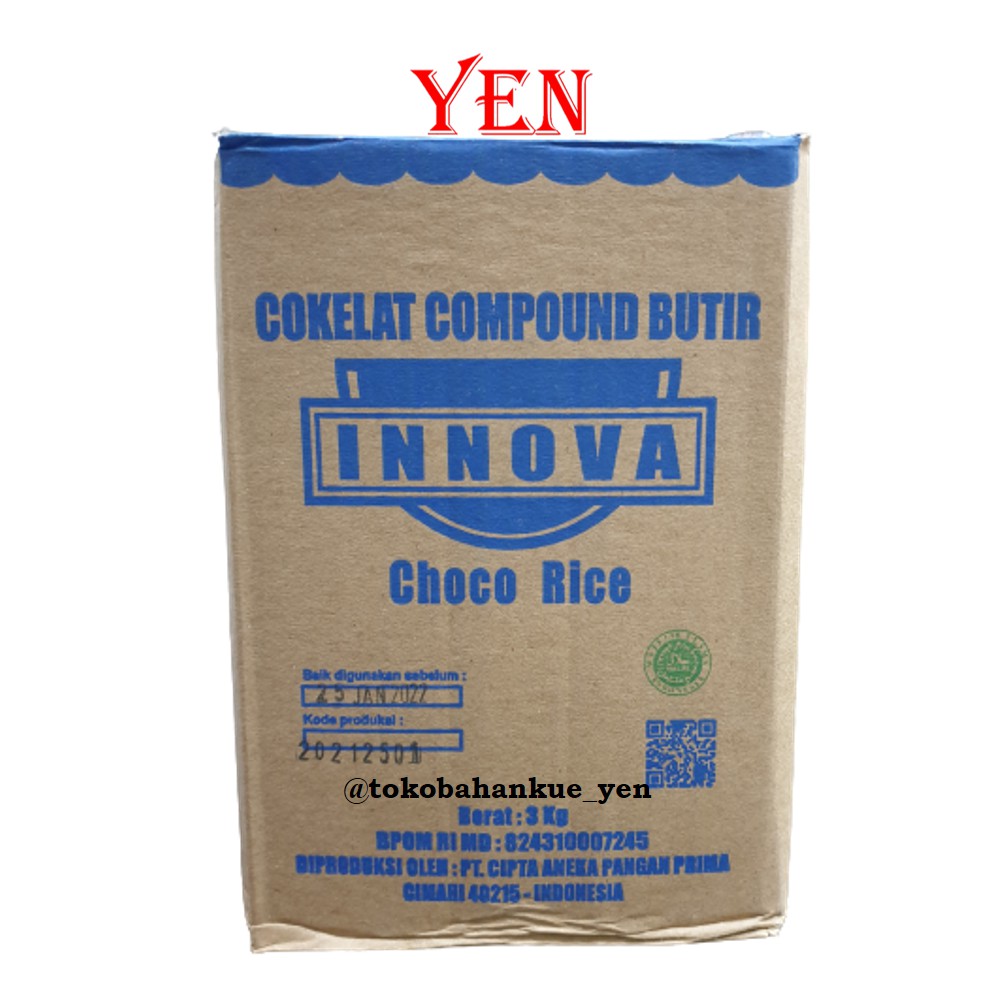Jual Innova Biru Cokelat Compound Butir / Meises Coklat / Coklat Butir ...