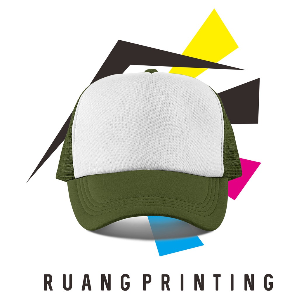Jual Trucker Hat Custom Topi Jaring Trucker Custom Topi Sablon Custom ...