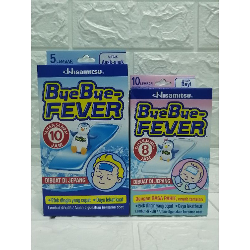 Jual Bye Bye Fever Kompres Bayi Dan Anak Anak Per Box | Shopee Indonesia
