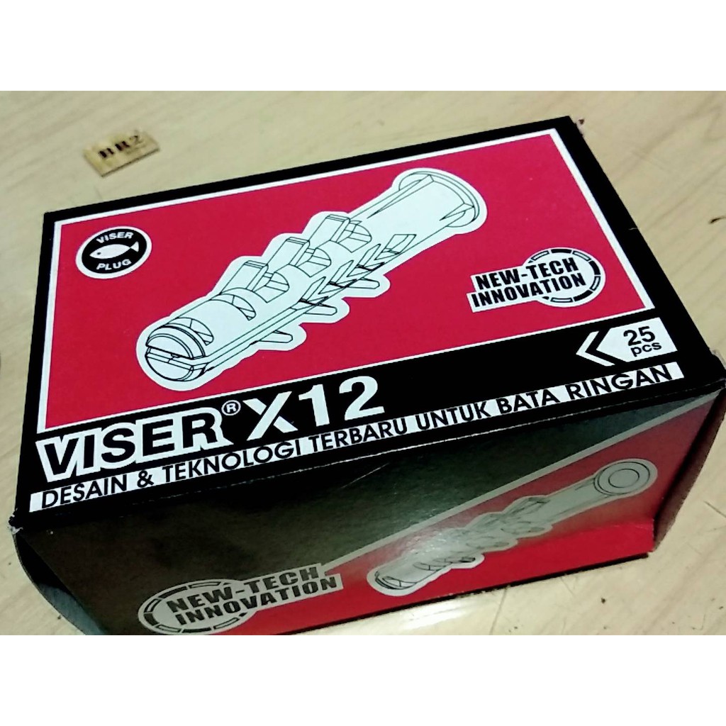 Jual Viser X12 tanpa sekrup - 1 kotak 25 pcs | Shopee Indonesia