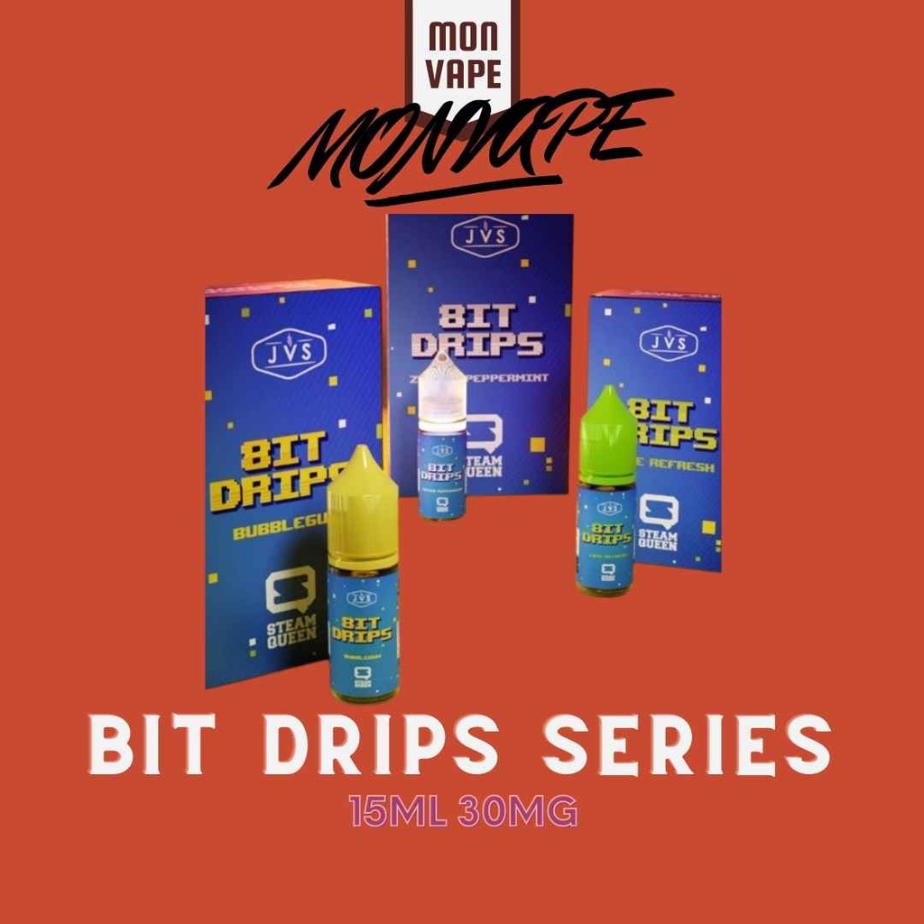 Jual BIT DRIPS SERIES 15ML 30MG 8IT LIQUID BY JVS X STEAM QUEEN E ...