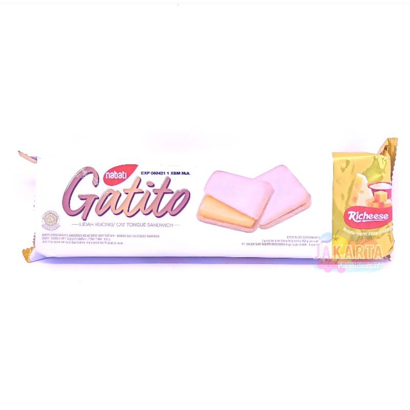 Jual (CAMILAN INSTAN) NABATI GATITO RICHEESE 128G | Shopee Indonesia
