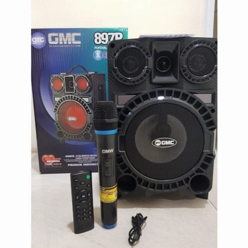Jual GMC 897P SPEAKER PORTABLE BLUETOOTH 6,5 INCH | Shopee Indonesia