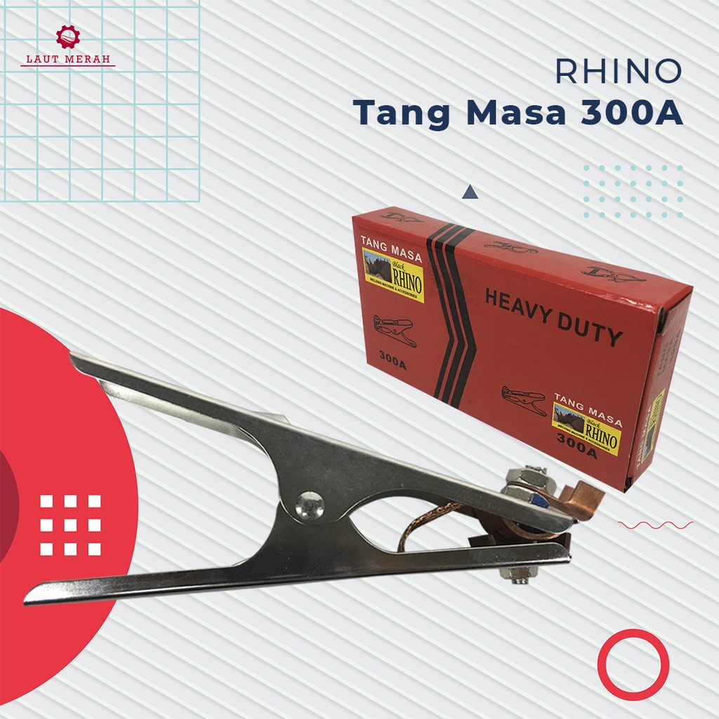 Jual TANG MASA 300A RHINO - STANG MASSA 300 A RHINO - JEPITAN LAS ...