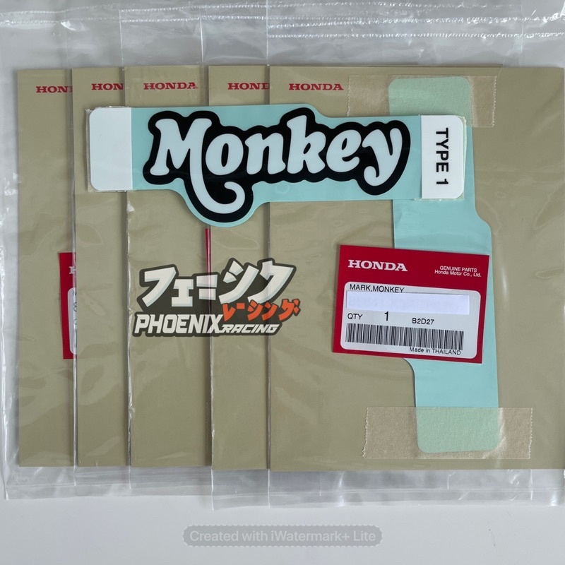 Jual Sticker Logo MONKEY Honda Monkey Original Honda Thailand Genuine ...