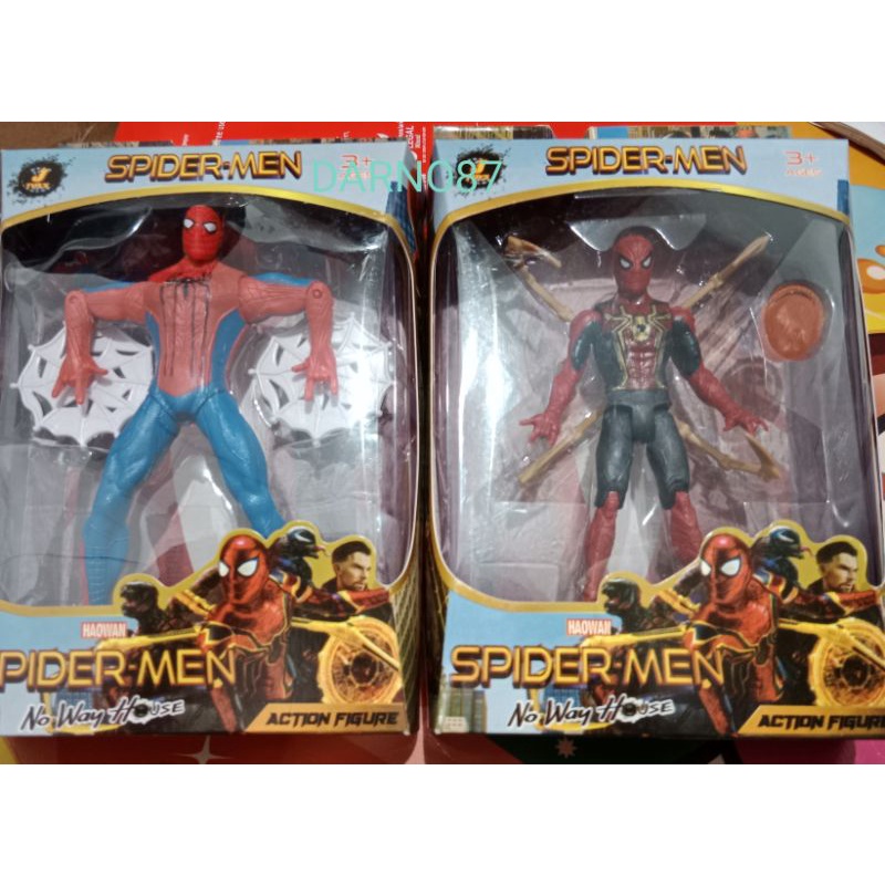 Jual MAINAN ROBOT FIGURE ACTION SPIDERMAN | Shopee Indonesia