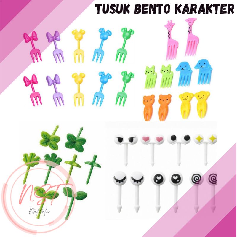 Jual Tusuk Bento Karakter Tusuk Bento Bekal Anak | Shopee Indonesia