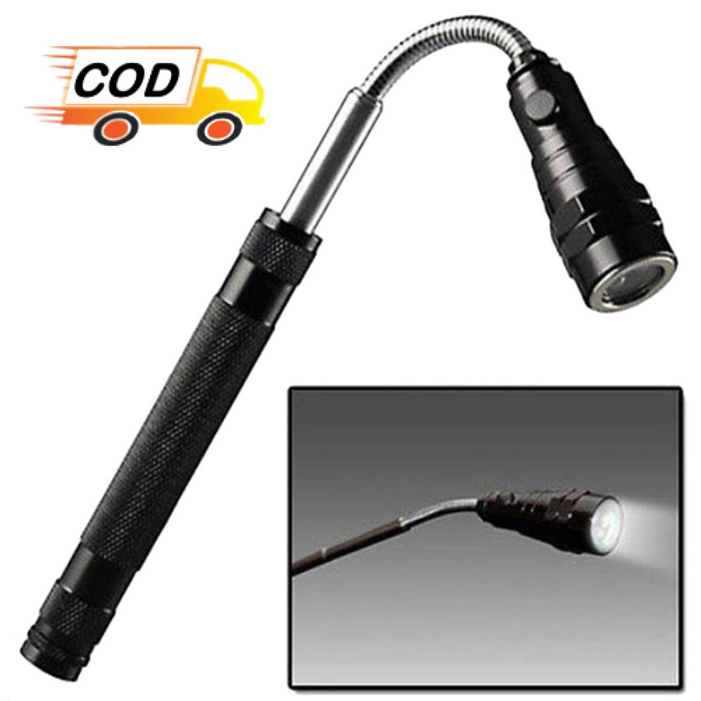 Jual Senter LED Magnet Unik Kepala Fleksibel Menjangkau Area Sulit ...