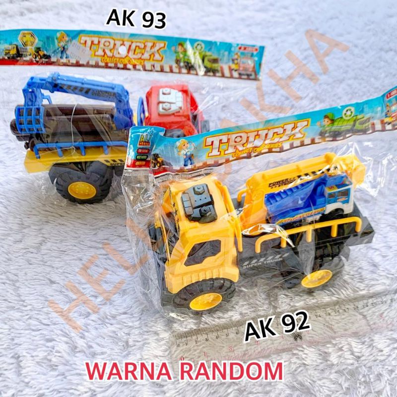 Jual MAINAN AK 92 & 93 TRUCK ANGKUT MUAT MUATAN ANGKUTAN MOBIL TANGGA ...