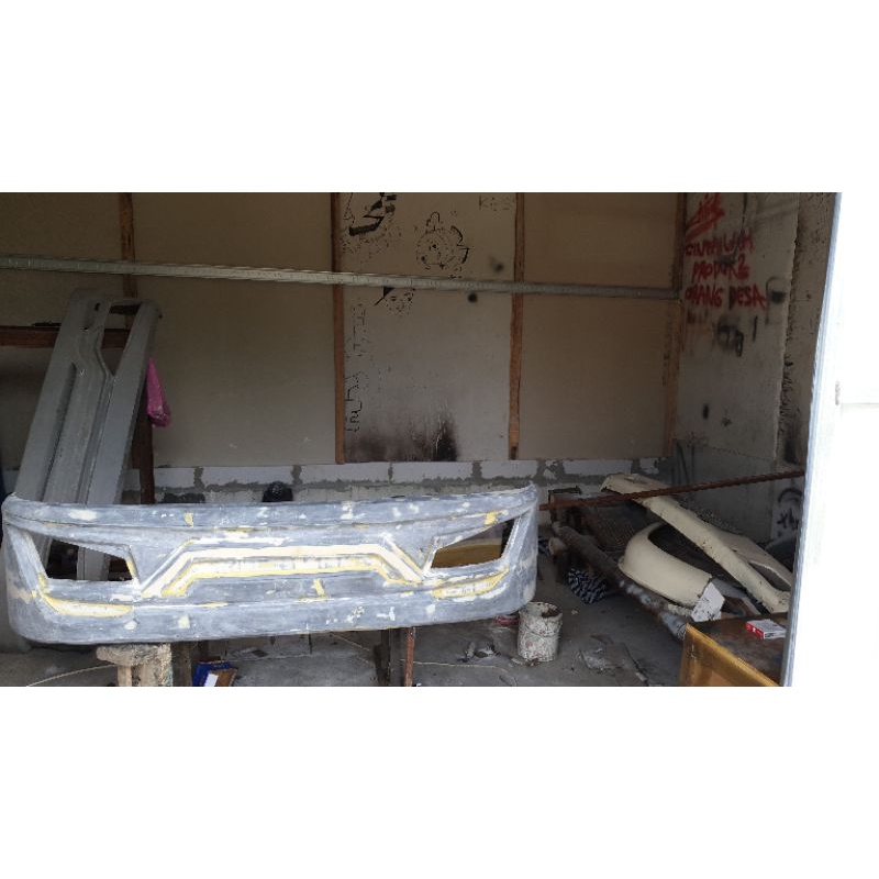 Jual Bemper Avante REBECCA Bahan Fiber poxy sudah termasuk lampu ...