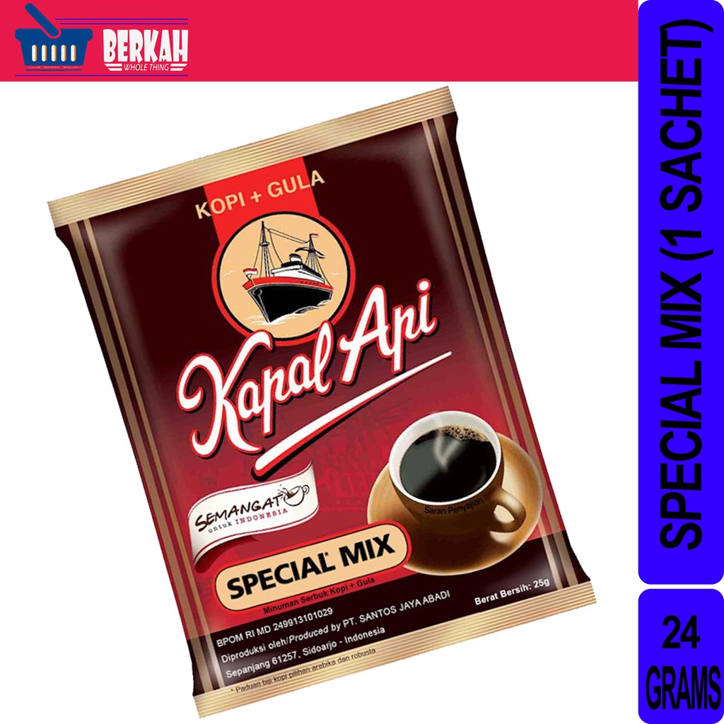 Jual Kapal Api Special Mix 24 Gram (1 Sachet) | Shopee Indonesia
