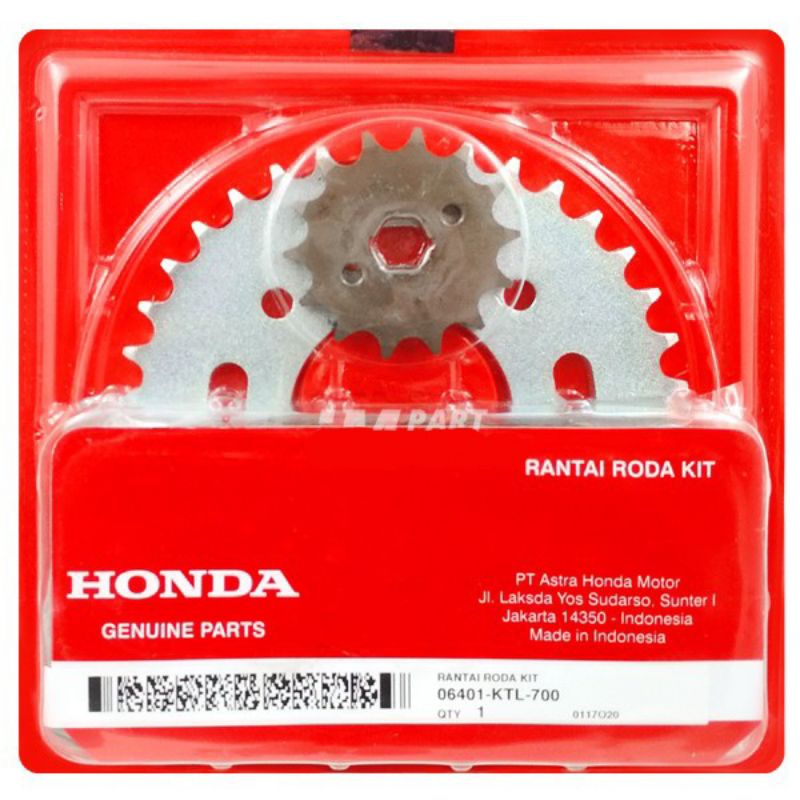 Jual [KTL] GEAR / GIR SET PAKET SUPRA FIT NEW - X 125 KARBU / INJEKSI ...