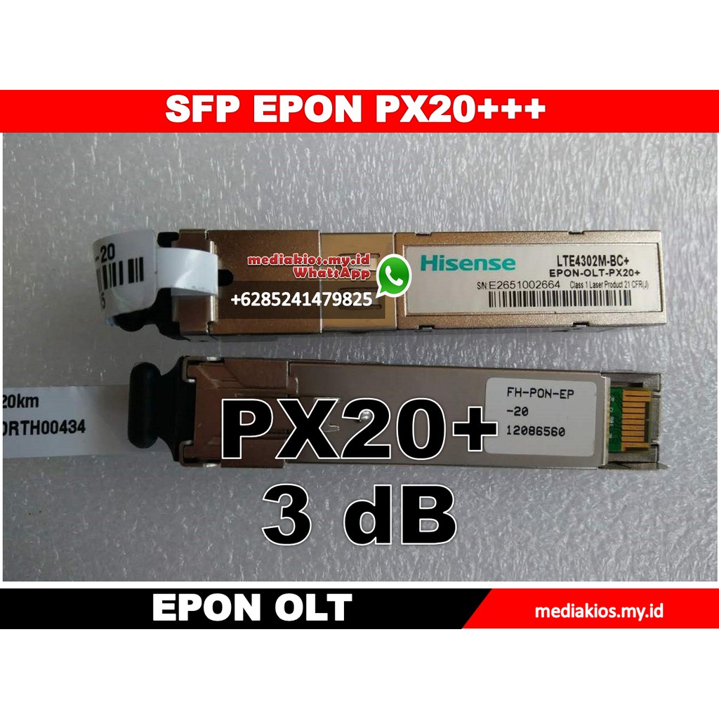 Jual SFP PX20+ 3DB PX20+++ 7DB EPON OLT | Shopee Indonesia