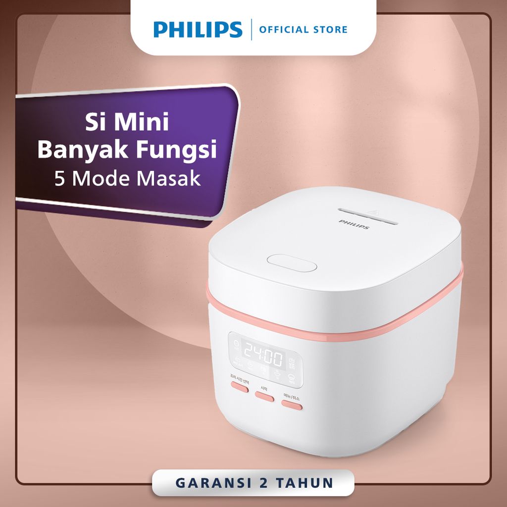 Jual Philips Mini Digital Rice Cooker / Magicom HD3064/33 0.54 L - 400 ...