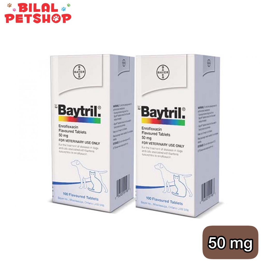 Jual Baytril Flavour Per Tablet 50mg Antibiotik Kucing dan Anjing ...