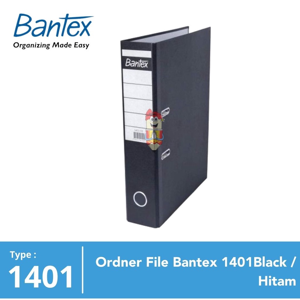Jual Ordner Folio Bantex 1401 Black / Hitam | Shopee Indonesia