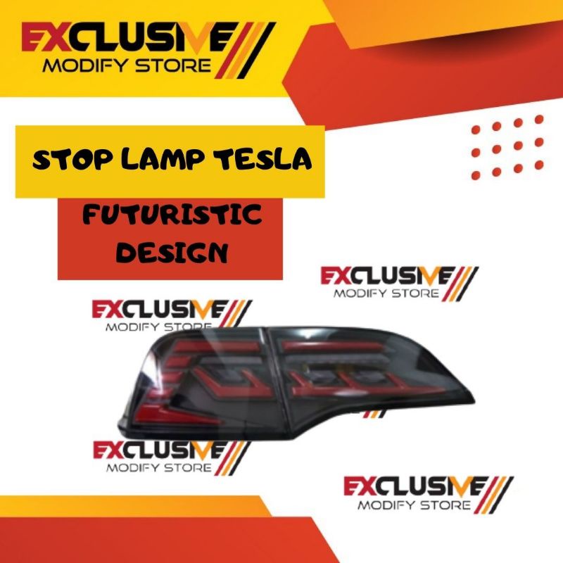 Jual STOP LAMP TESLA STYLE 3/STYLE Y, FUTURISTIC DESIGN FULL LED ...