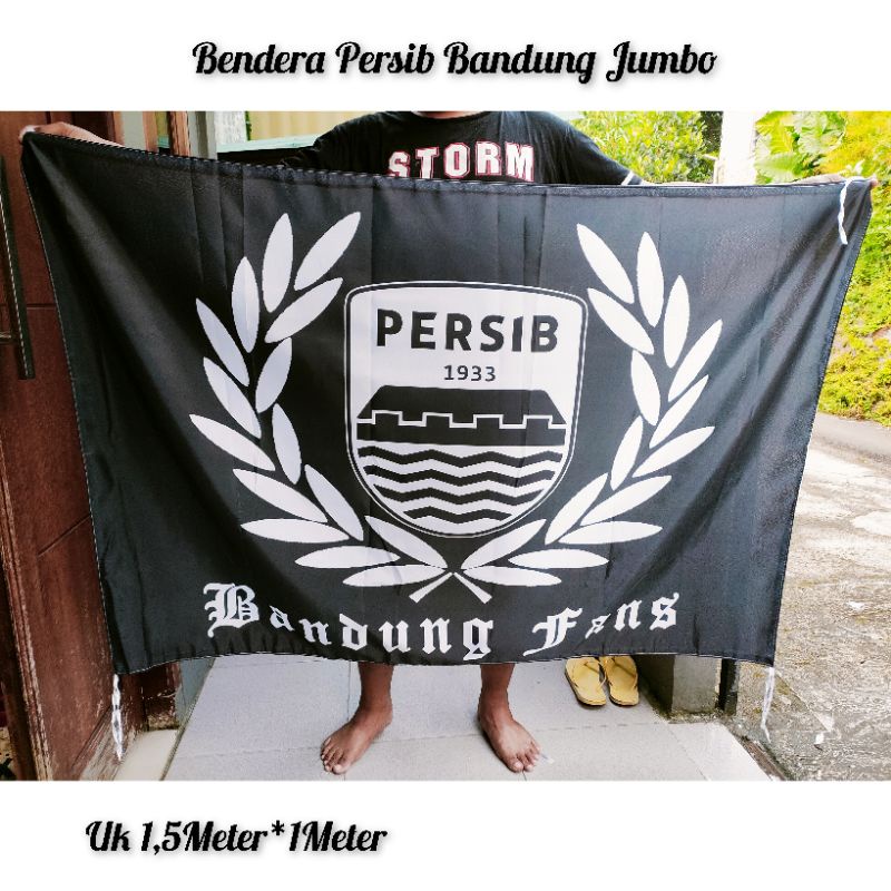 Jual Bendera Persib Bandung Fans size Jumbo | Shopee Indonesia