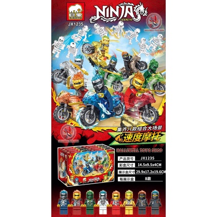 Jual Bricks Ninjago Legacy set 8 (1-8) Elephant JX 1235 | Shopee Indonesia