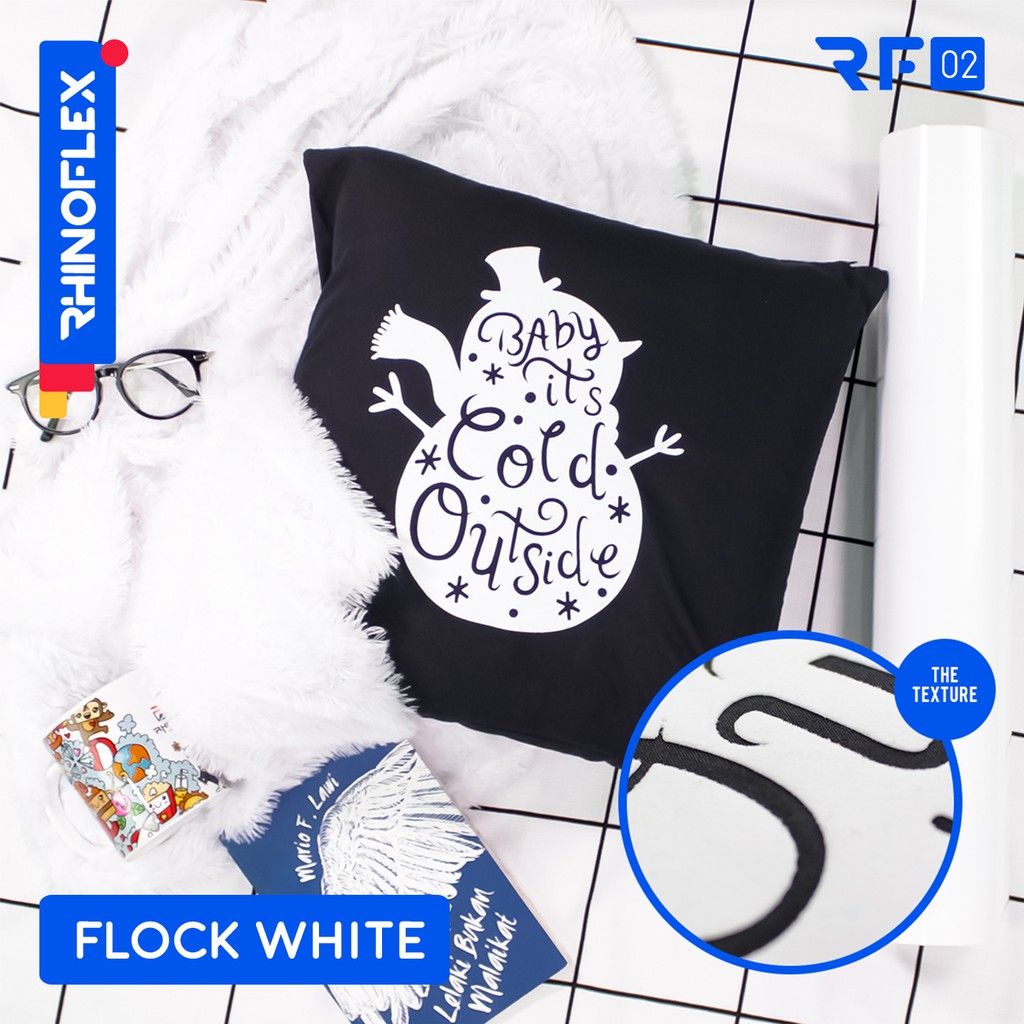 Jual Rhinoflex Polyflex Flock White / Putih | Shopee Indonesia