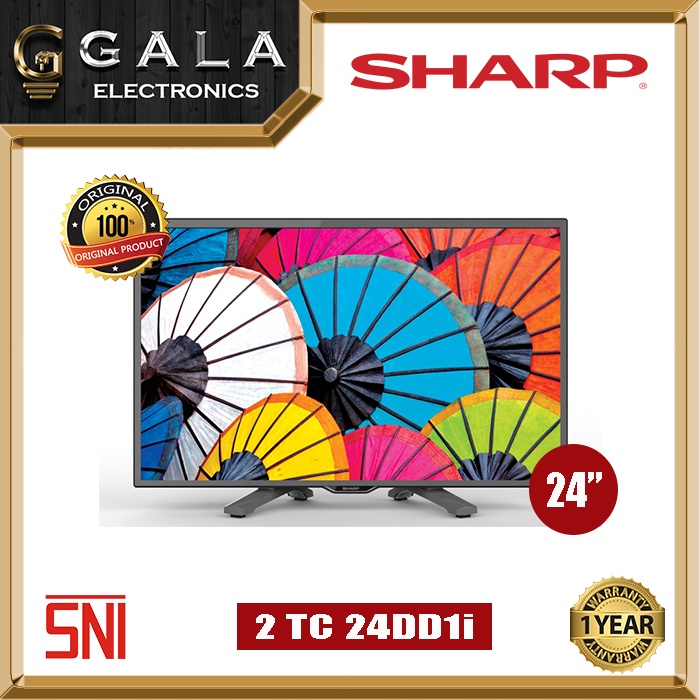Jual LED TV SHARP 2TC24DD1i 24 INCH DIGITAL | Shopee Indonesia