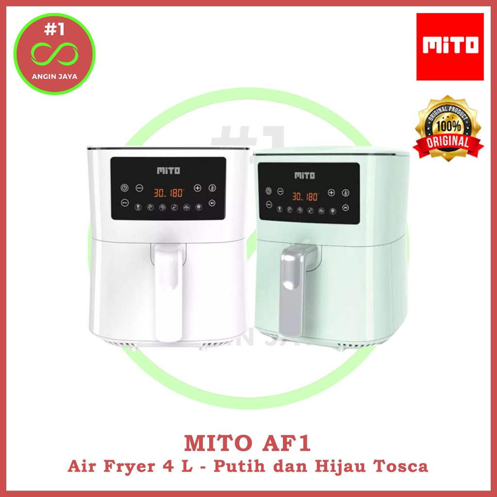 Jual MITO AF1 Wood Digital Air Fryer 4 Liter Low Watt - AirFryer ...
