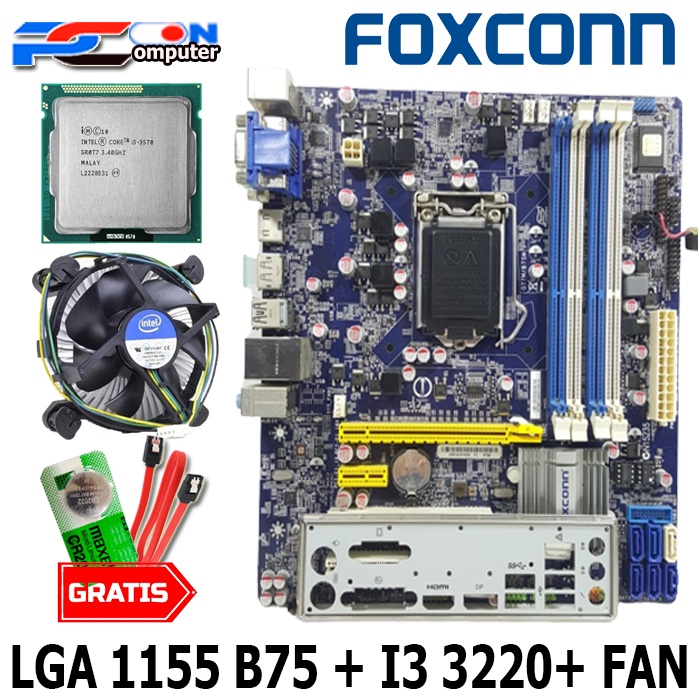 Jual Mainboard Mobo Motherboard Intel LGA 1155 B75 vga onboard | Shopee Indonesia