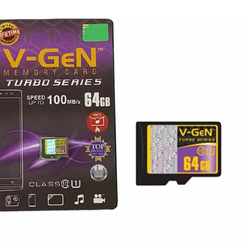 Jual Diskon Meriah Memori Micro SD V-Gen Memory Card 64gb Class 10 ...