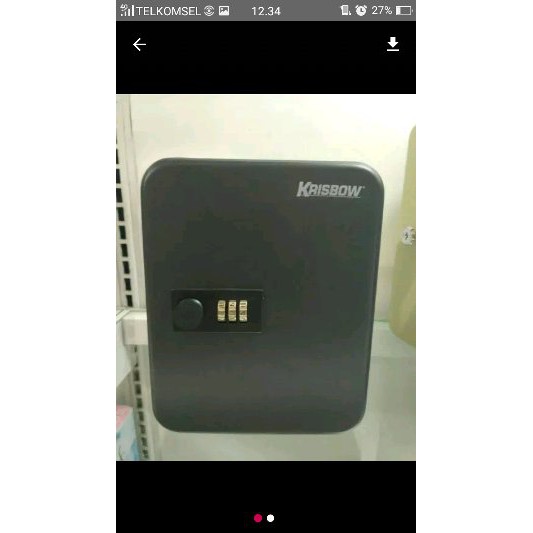 Jual Jual key box atau kotak kunci kapasitas 20kunci merk krisbow ...