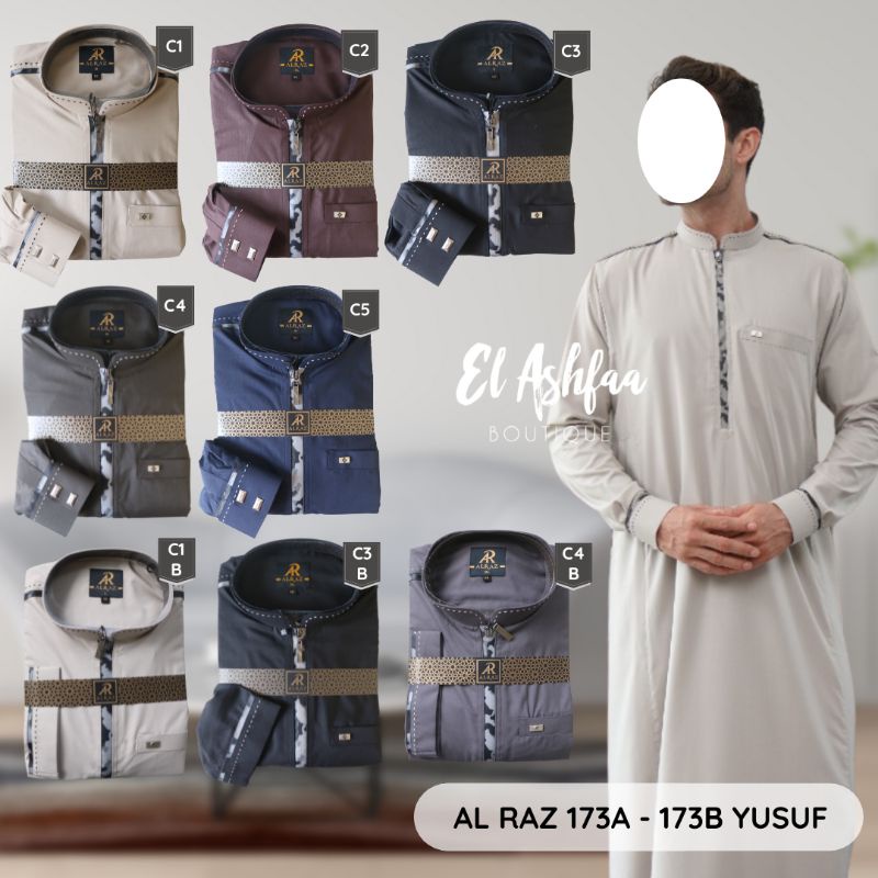 Jual Jubah Saudi | Gamis Pria | Al Raz Kombinasi Warna - El Ashfaa ...