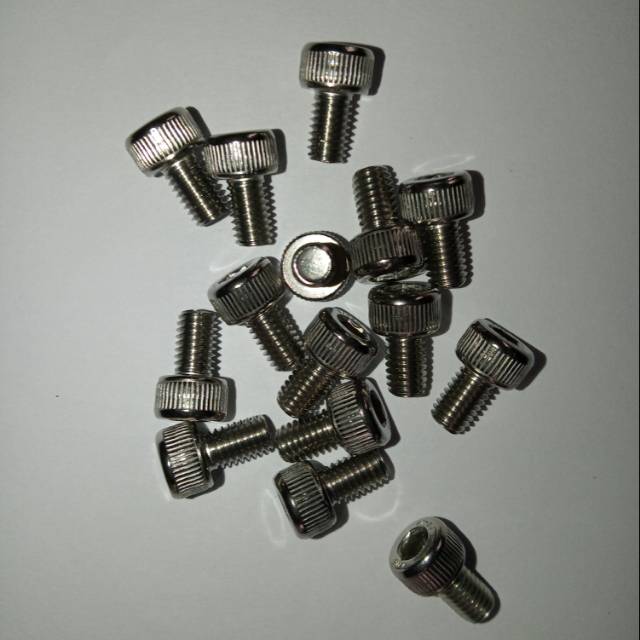 Jual Baut L M5 x 8 (0.8cm) stainless 304 THE A2-70 | Shopee Indonesia