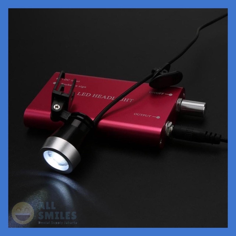 Jual Dental lampu LED headlight head lamp loupe / Sinar lampu loupes ...
