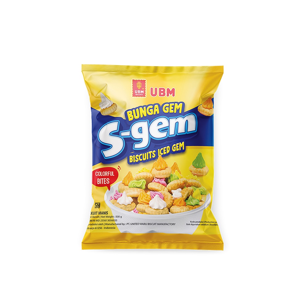 Jual UBM S-GEM Biscuit 500g | Shopee Indonesia