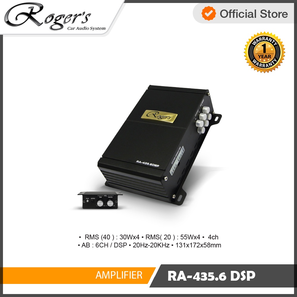 Jual ROGERS - CAR PROCESSOR DSP AUDIO MANAGER 6 CHANNEL WITH DRC ...