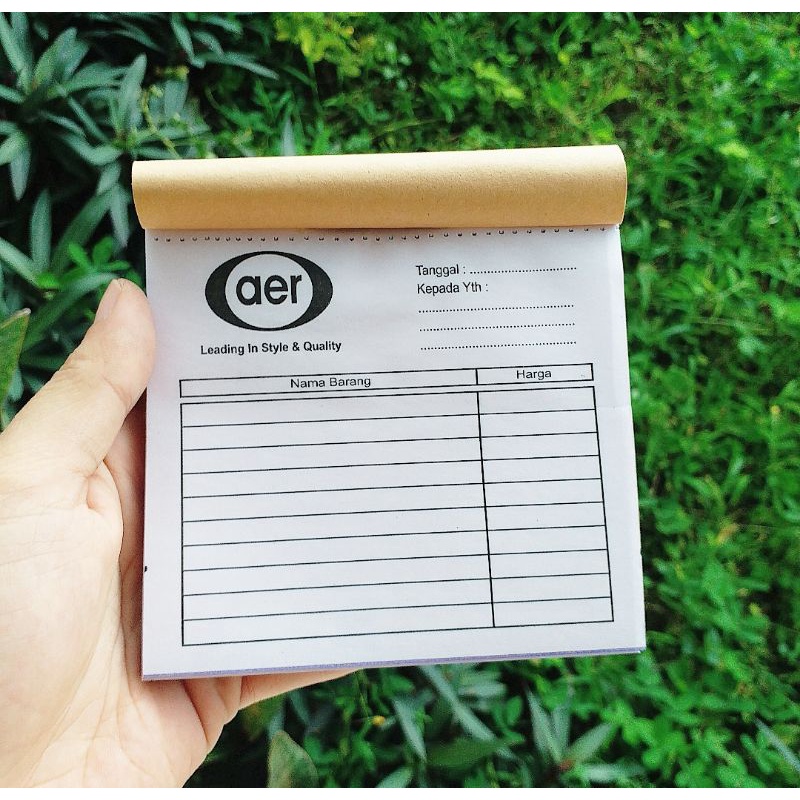 Jual NOTA, FORM PESANAN, FORM ORDER 1/6 FOLIO 1 PLY | Shopee Indonesia