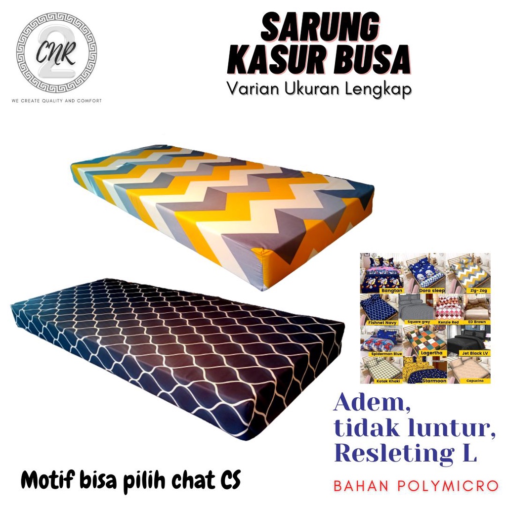 Jual Sarung kasur busa/ cover bungkus busa kasur ukuran single dan ...