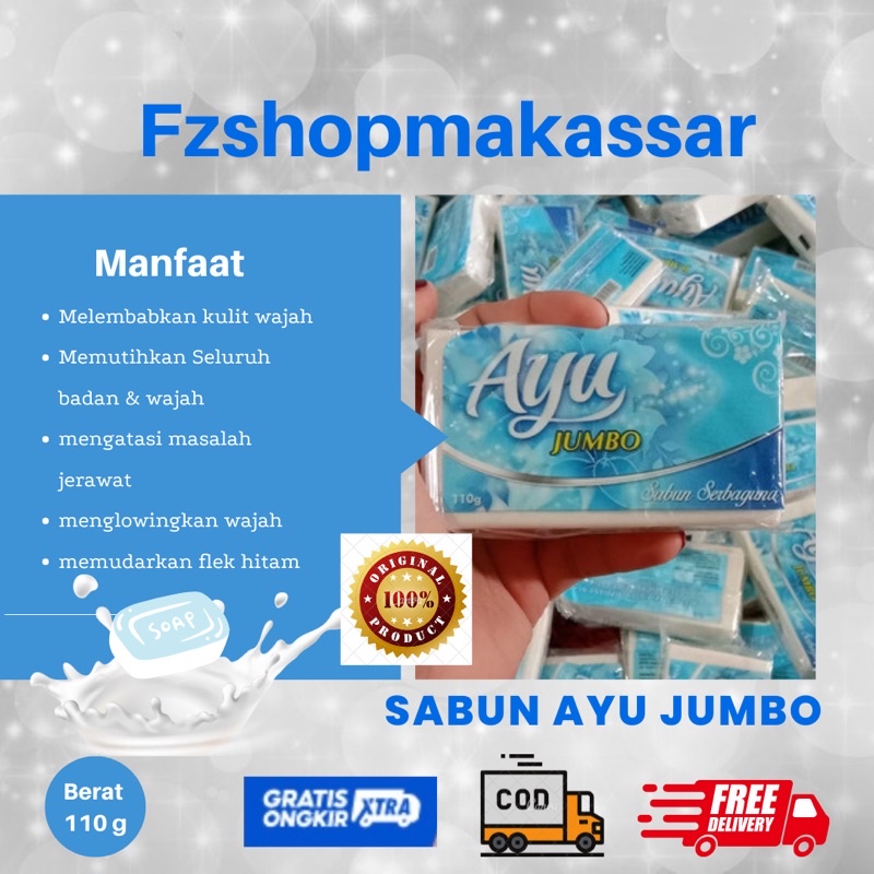 Jual Sabun Ayu Jumbo BPOM (Berat 110 gr) | Shopee Indonesia