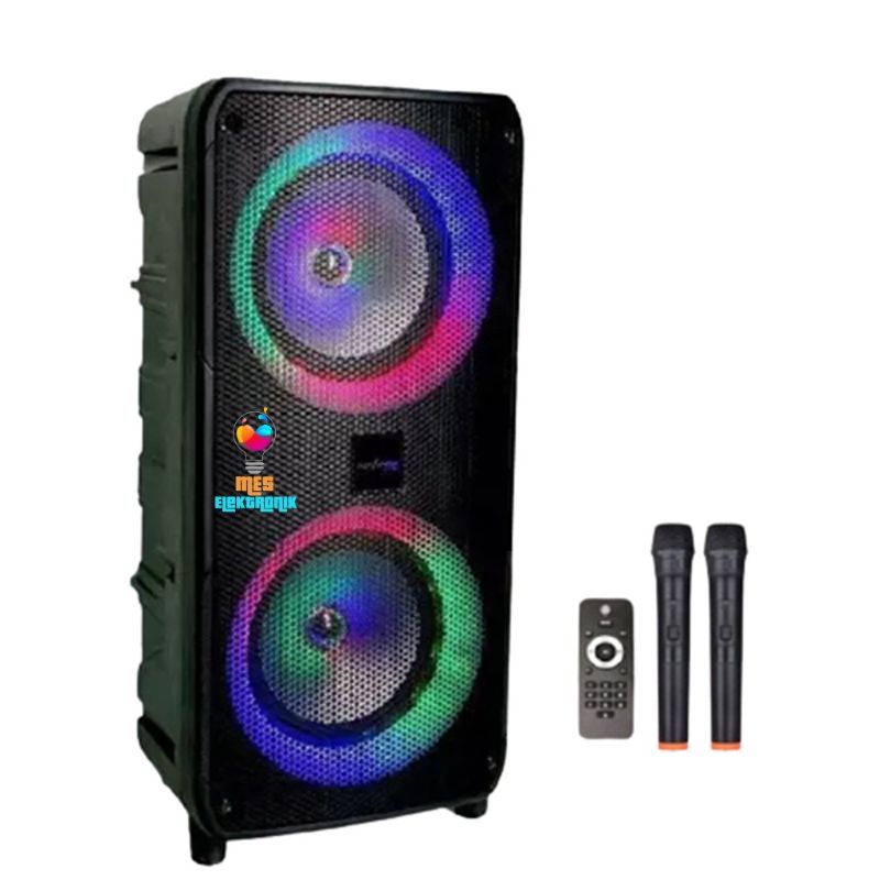Jual Speaker Active Portable Advance K8d A 8 Free Mic Shopee Indonesia