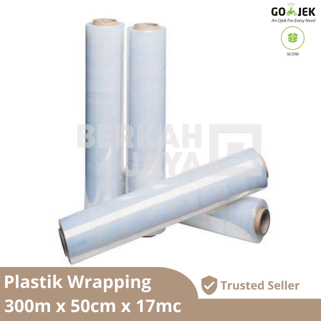 Jual Plastik Wrapping Strech Film Putih Murah - Ukuran 300m x 50cm x ...
