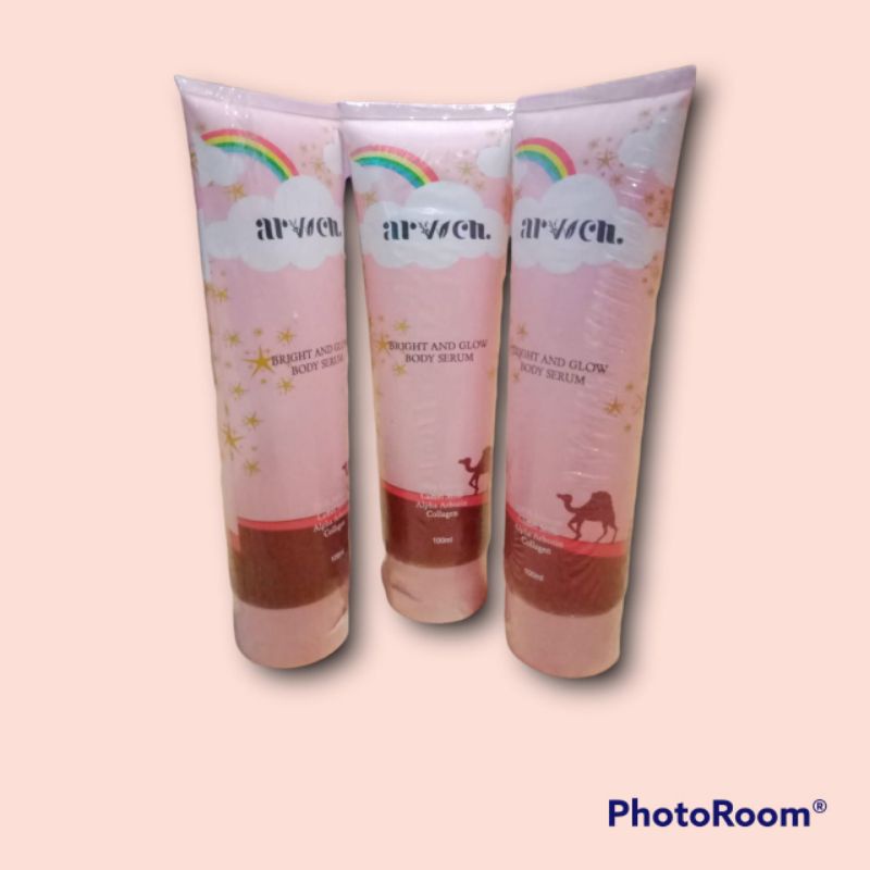 Jual BODY SERUM ARVVEN ( BRIGHT & GLOW ) | Shopee Indonesia